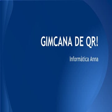 Gimcana CODIS QR | PPT