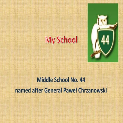 Project «my dream school» | PPT