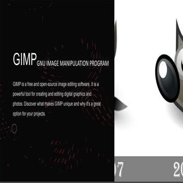 GIMP - GNU Image Manipulation Program class 7 | PPTX | Photo Editing Software | Computer ...
