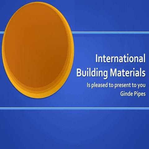 IBM-Ginde pipes english | PPTX | Commodities | Economy
