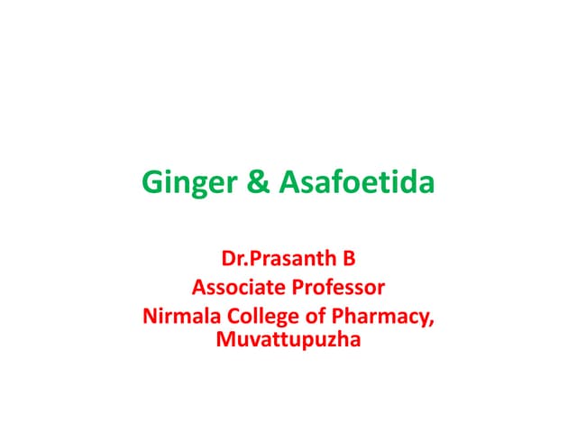 09.Morphology and microscopy of Ginger.ppt