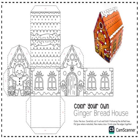 Gingerbread House Crafts casa de jengibre | PPT