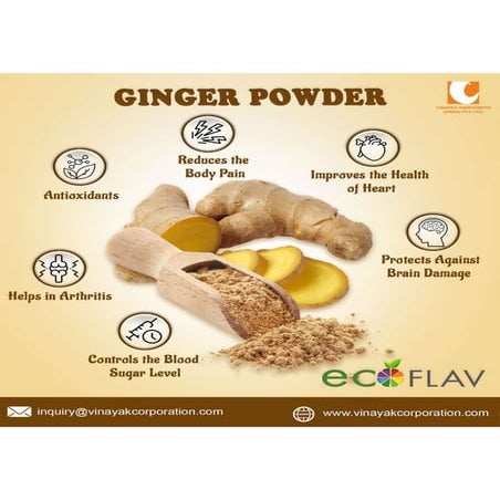 Medicinal Marvel: Unveiling the Healing Potential of Ginger Powder | PDF