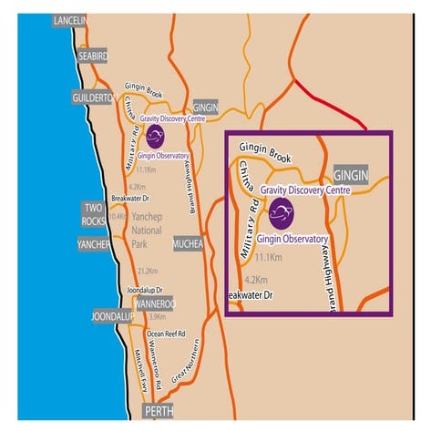 Gingin Observatory Map | PPT
