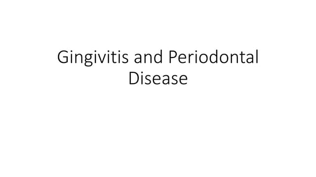 Necrotizing ulcerative gingivitis | PPTX | Dental Health | Diseases and ...