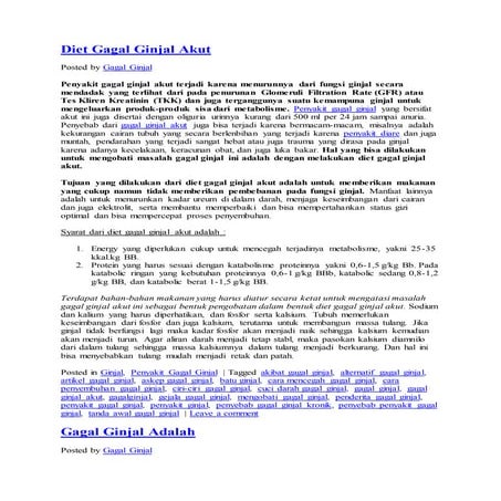 Makalah gagal ginjal | DOCX