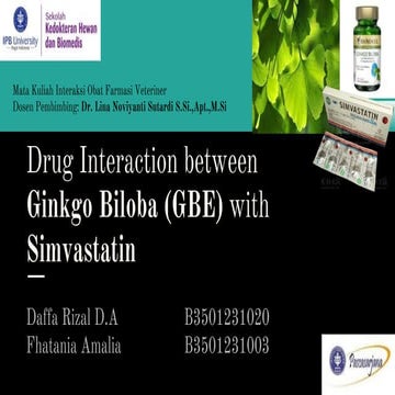 PPTX Ginkgo Biloba with Simvastatin.pptx