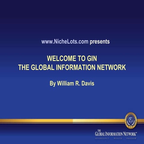 About the GIN: The Global Information Network | PPT