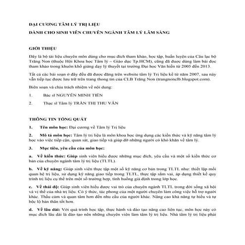 Giáo trình-tltl | PDF