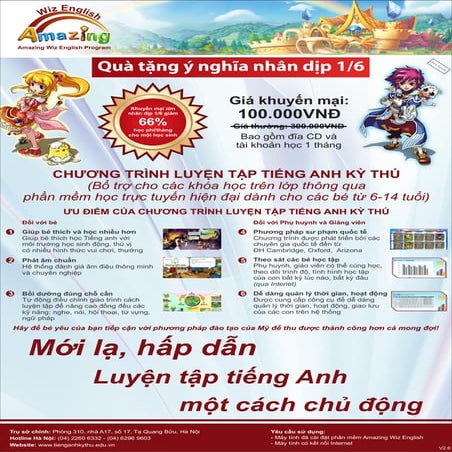 Chuong trinh hoc tieng anh ky thu | PDF
