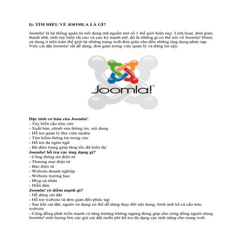 Gioi thieu joomla | PDF
