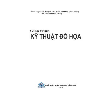 Giáo trình kỹ thuật đồ họa - Trường ĐH Cần Thơ.pdf