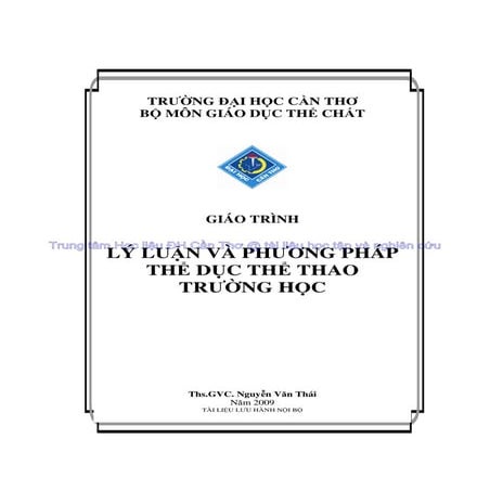 Giáo trình lý luận và phương pháp thể dục thể thao trường học.pdf