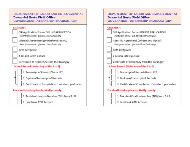 DOLE Government Internship Program (GIP) | PPTX