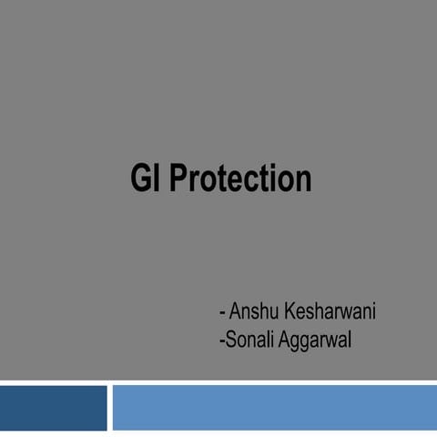 GI protection | PPT