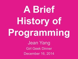 Evolution of Programming Languages Over the Years | PPT