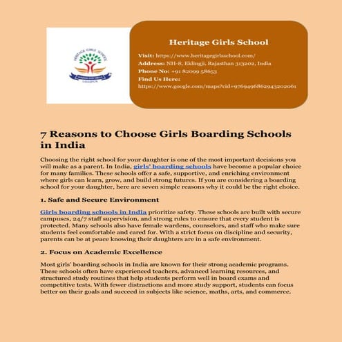 Reasons to Choose Girls Boarding Schools in India.pdf