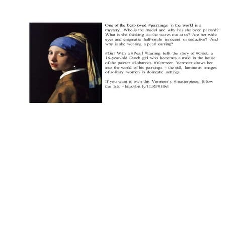 Girl with a pearl earring | DOCX