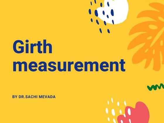 Different girth measurement of human body | PDF