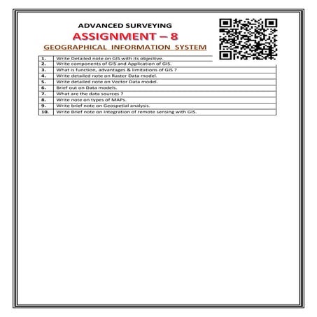 GIS - Assignment | PDF | Geography | Science