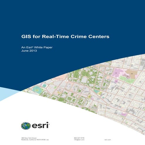 Gis for-real-time-crime-centers | PDF