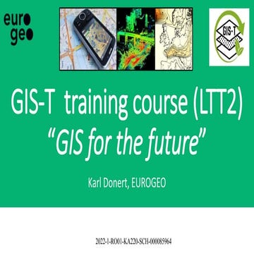 GIS-T Training Course introduction | PPT
