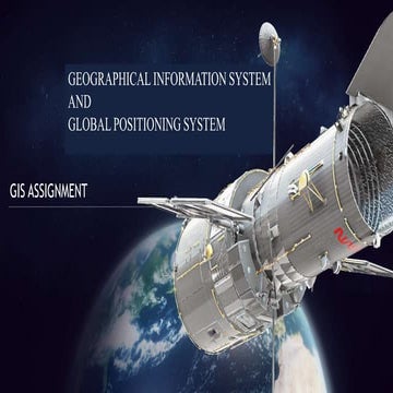 GEOSPATIAL TECHNOLOGY, CONCEPT, TECHNIQUES AND ITS COMPONENTS. pptx | PPTX