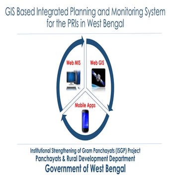 GIS based integrated planning and monitoring system - Mr. Koustuv Basu ...