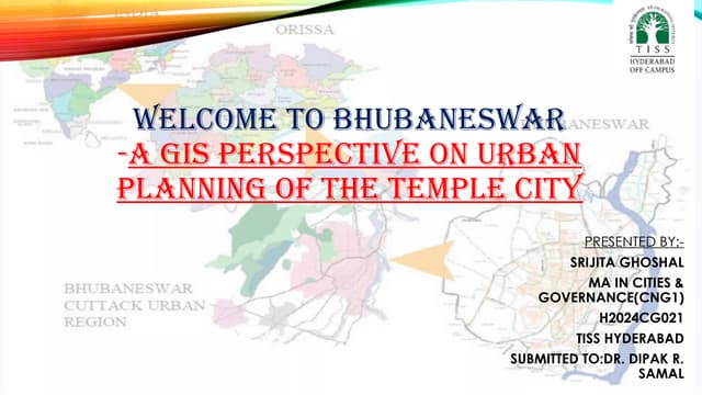 Bhubaneswar- Urban Planning | PPTX