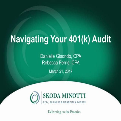 Navigating Your 401(k) Audit | PPTX