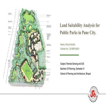 GIS project for land suitability of green spaces.pptx