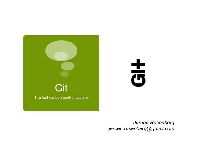 Introduction to Version Control