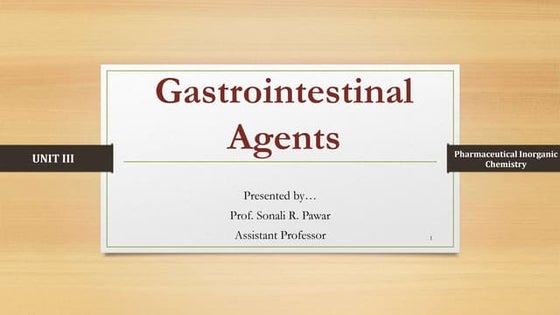 Antacids and Acidifying agents | PPTX | Digestive Disorders | Diseases ...