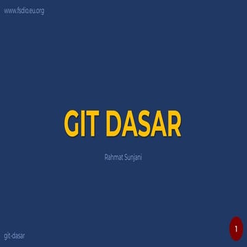 Git-Dasar | PDF