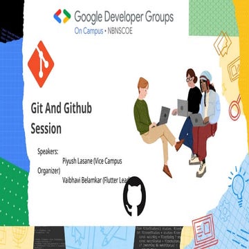 Gdg On Campus Nbnscoe Version Control Essential Master Git And Github Ppt 