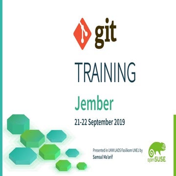 Git Training for UKM LAOS | PPT