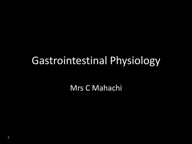 Movement in gastrointestinal tract | PPTX