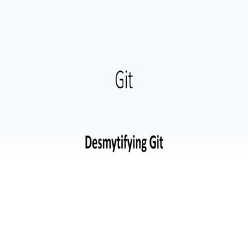 Demystifying Git | PPT