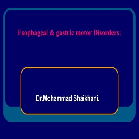 GIT 4th motility 2016. | PPT