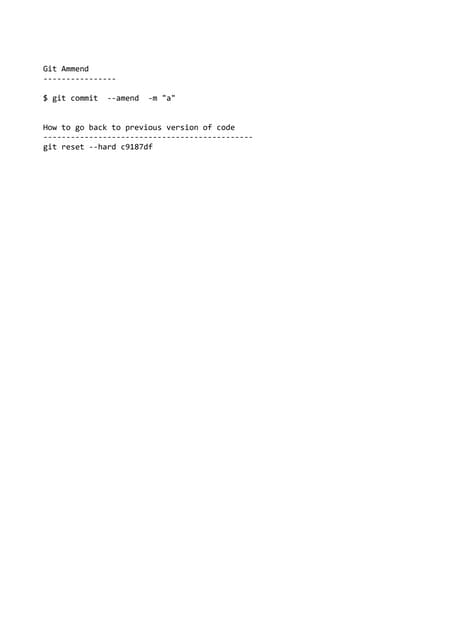 Git Amendpdf