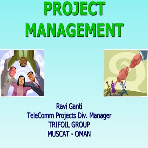 Gitam project management | PPTX