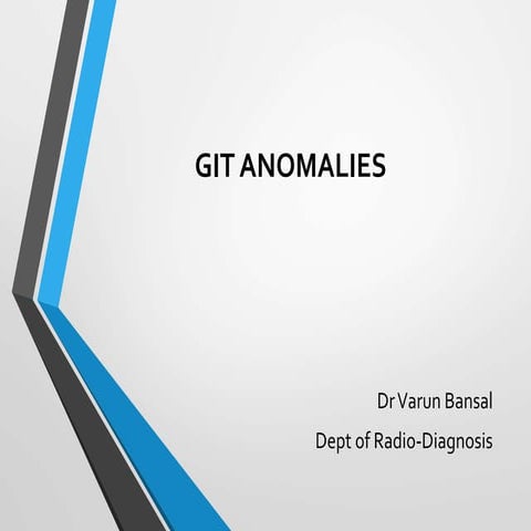 Git anomalies | PPTX