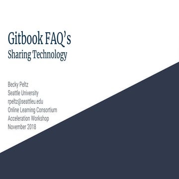 Gitbook FAQs | PPTX