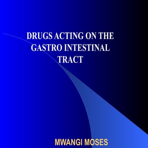 Pharmacology powerpoint git drugs | PPT