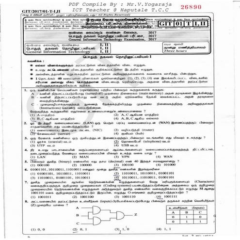 GIT Exam Paper Collection Compile By_Yogaraja_2023.pdf