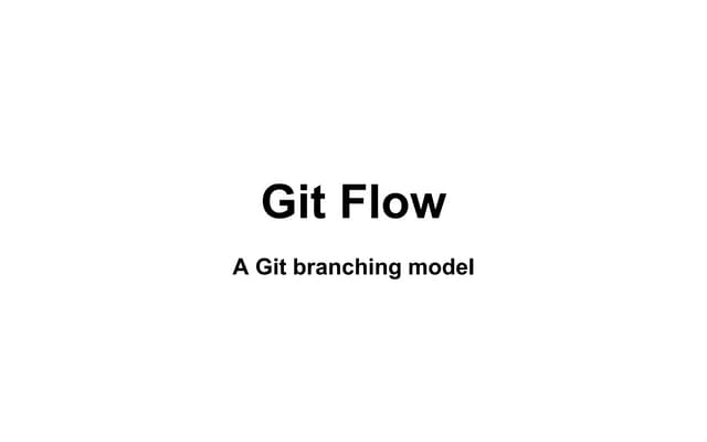 Git flow for daily use