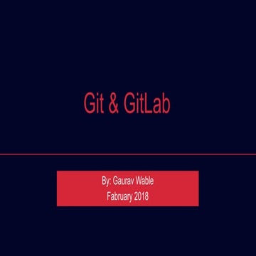 Git And Gitlab Pptx Web Development Internet