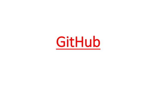 Git Hub Pptx Computing Technology And Computing 6637