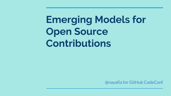 Understanding Governance Models in Open Source | PPTX