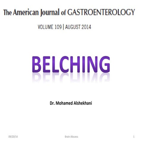 GIT Kurdistan GEH Board J club belching. | PPT